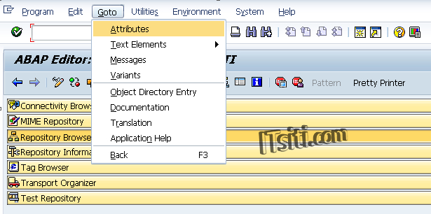 How to Rename an ABAP Program Name Description
